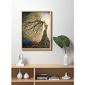 HKLIOPU Stamped Cross Stitch Kits for Adults,11CT 3 Strands Full Range of Counted Needlepoint Kits - Embroidery Patterns Art Crafts for Wall Decor 15.7 ×19.7in