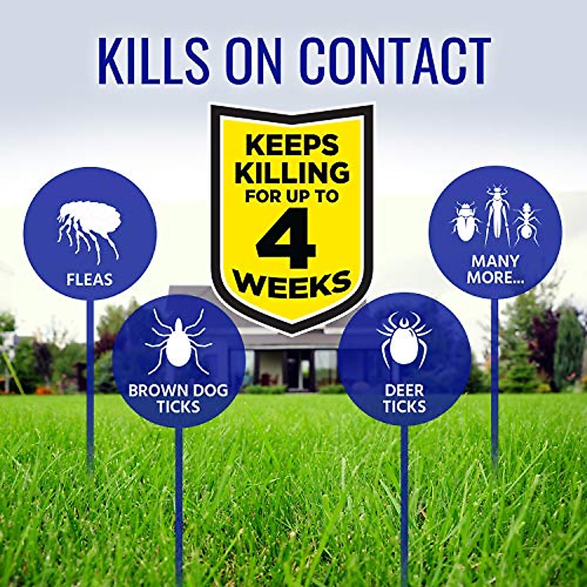 Terro T1240 Tick and Flea Yard Spray, Orange