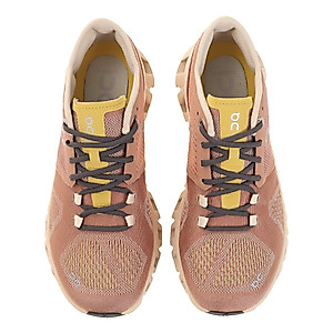 ON Running Womens Cloud X Textile Synthetic Mocha Sand Trainers 6 US