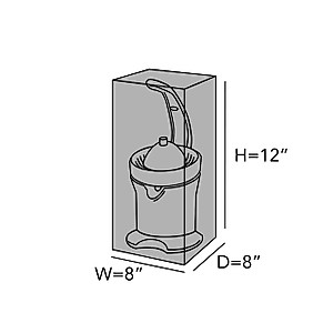 Covermates Keepsakes – Juicer Cover – Dust Protection - Stain Resistant - Washable – Appliance Cover, Black