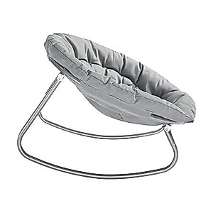 Urban Shop Rocking Saucer Chair, Grey