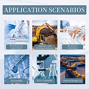 LABHOUSE Lab Multi Place Magnetic Stirrer 6-Position Magnetic Stir Plate 50-1500RPM Synchronization & Asynchronous Speed & Timing Control