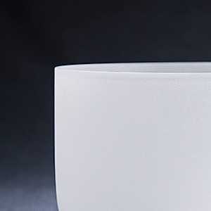 KVKA Crystal Singing Bowl G Note Throat Chakra 10 Inch With Carrying Case (432 hz，G Note Throat Chakra ）