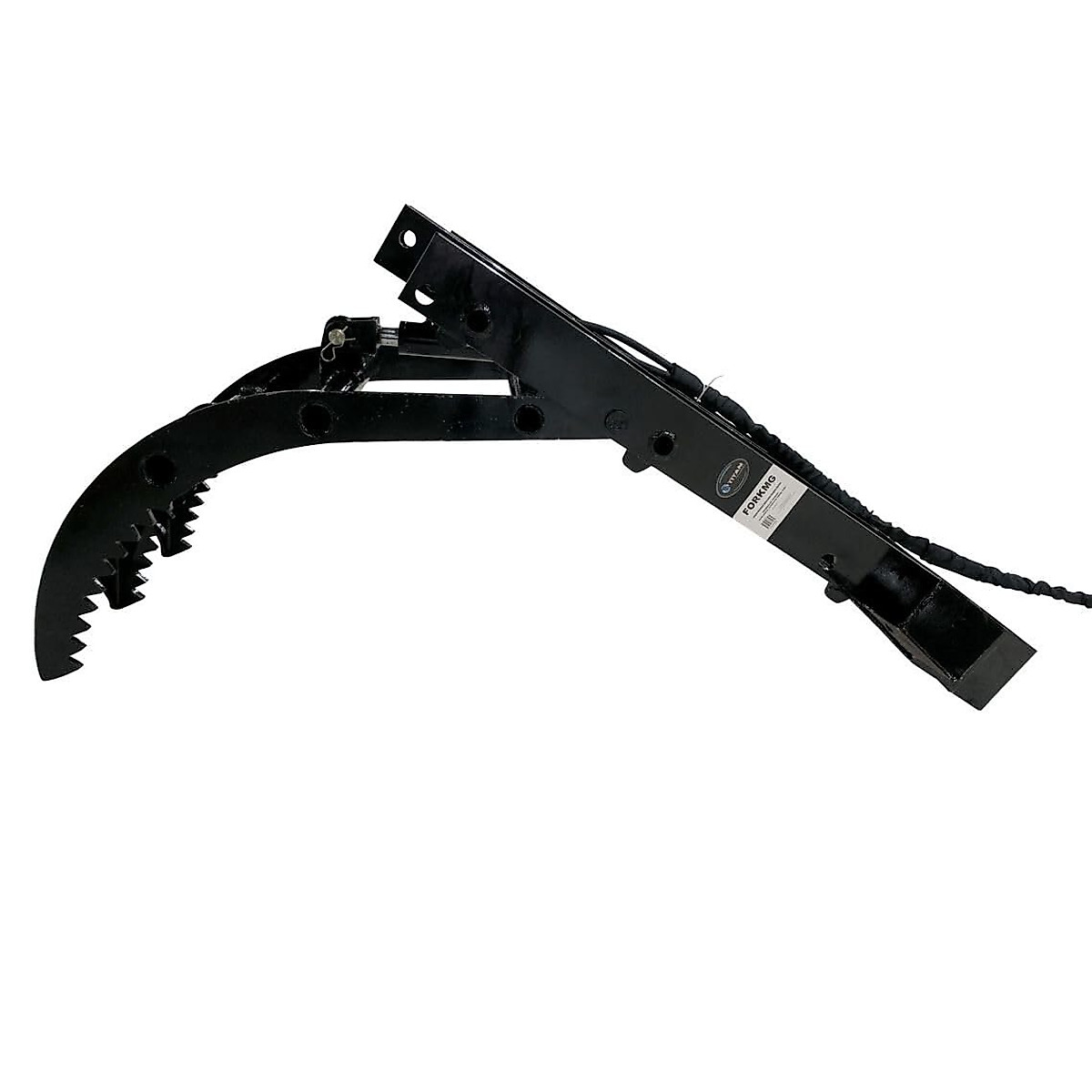 Titan Attachments Pallet Fork Mounted Adjustable Grapple Attachment