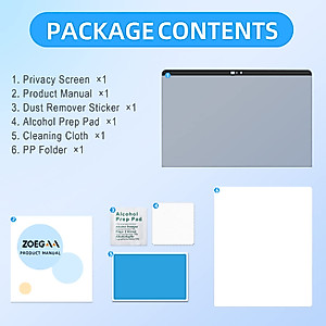 ZOEGAA Privacy Screen MacBook Air 13 Inch (2010-2017), Magnetic Removable Screen Filters Anti-Peeping, Anti Blue Light and Anti Glare Privacy Screen for Macbook Air 13 inch Model (A1369, A1466)