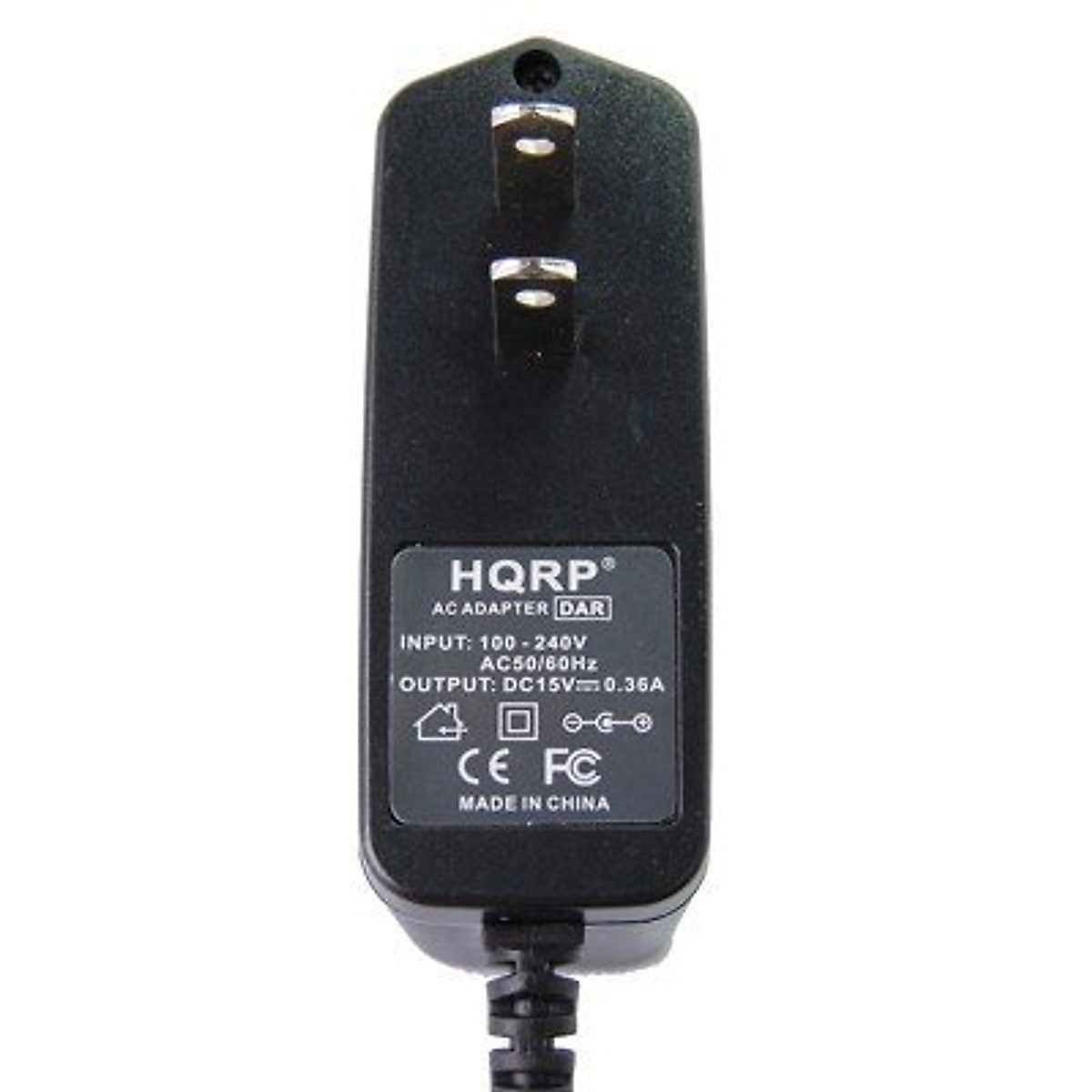 HQRP AC Adapter Power Cord Charger Works with Philips Norelco HQ8505 HQ-8505 272217190075 S3310 CRP136 BT9285 Replacement Plus Cleaning Brush