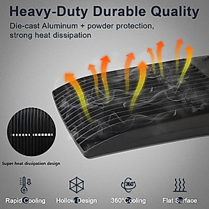300W LED Parking Lot Light 42000 LM Commercial Outdoor Light 5000K 1-10V Dimmable LED Shoebox Area Light (1000W HID/HPS Equivalent), Yoke Mount IP65 100-277V AC, UL&DLC Listed