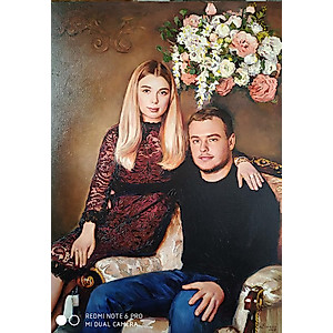 Portrait Handmade, Custom Oil Painting Portrait From Photo, Oil on canvas, couple portrait, portrait for gift, bithday gift, canvas painting