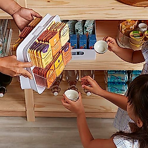 YouCopia TeaStand Tea Bag Organizer with Clear Removable Bins, Cabinet or Pantry Storage Caddy, 120-Bag