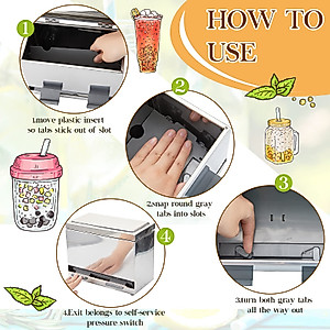 Tessco Stainless Steel Straw Dispenser for Pencils Reusable Straw Holder with Lid Pencils Dispensers for Class Straw Organizer for Countertop Home Classroom Coffee Bar Supplies