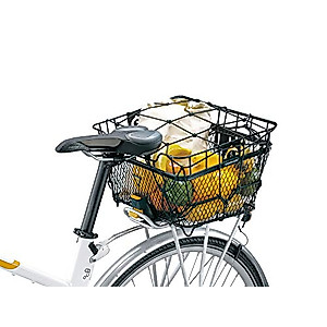 Topeak Cargo Net for Bike Tote and Basket, Black, 40 x 40 cm / 15.7” x 15.7”