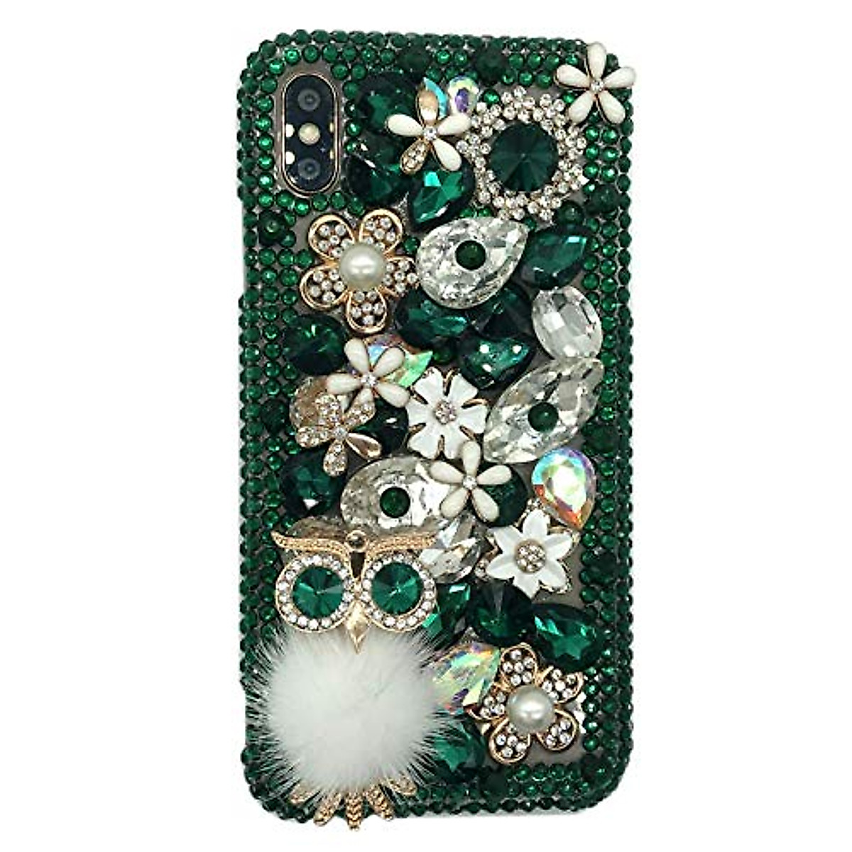 redecarie for Samsung Galaxy Note 10 Plus Diamond Case,Luxury Crystal Rhinestone Owl Bling Glitter Shiny Gemstone Women Girls Kids Sparkle Protective Phone Case Cover
