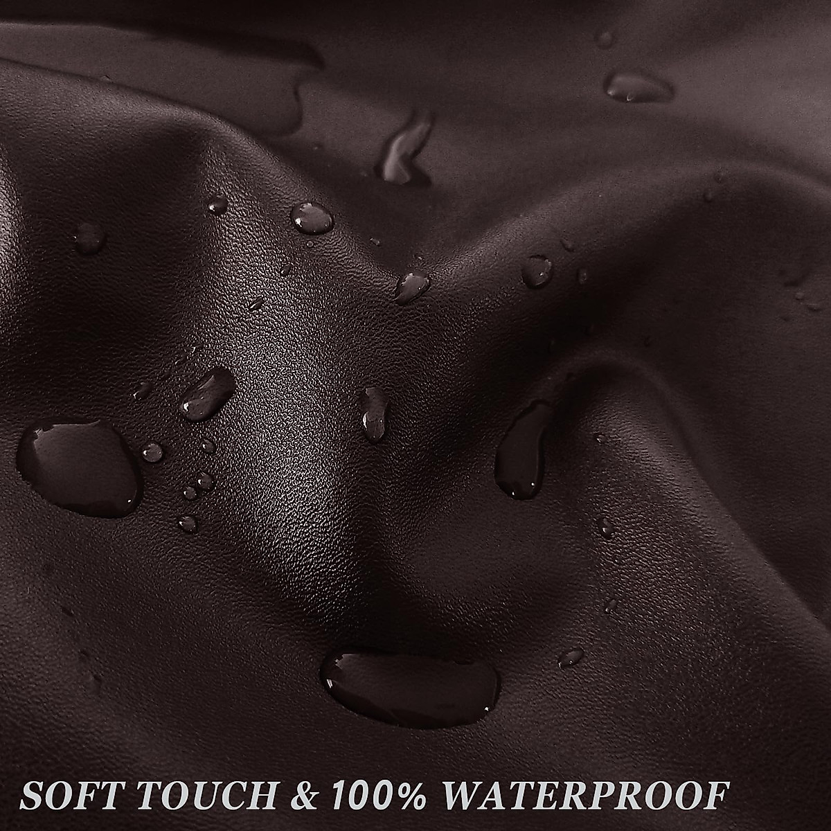 JOKIVTOU 1/2/3 Seats PU Leather Stretch Recliner Cover Sofa Cover with Side Pockets Waterproof Slipcover Recliner Couch Cover Furniture Protector with Elastic Bottom Living Room