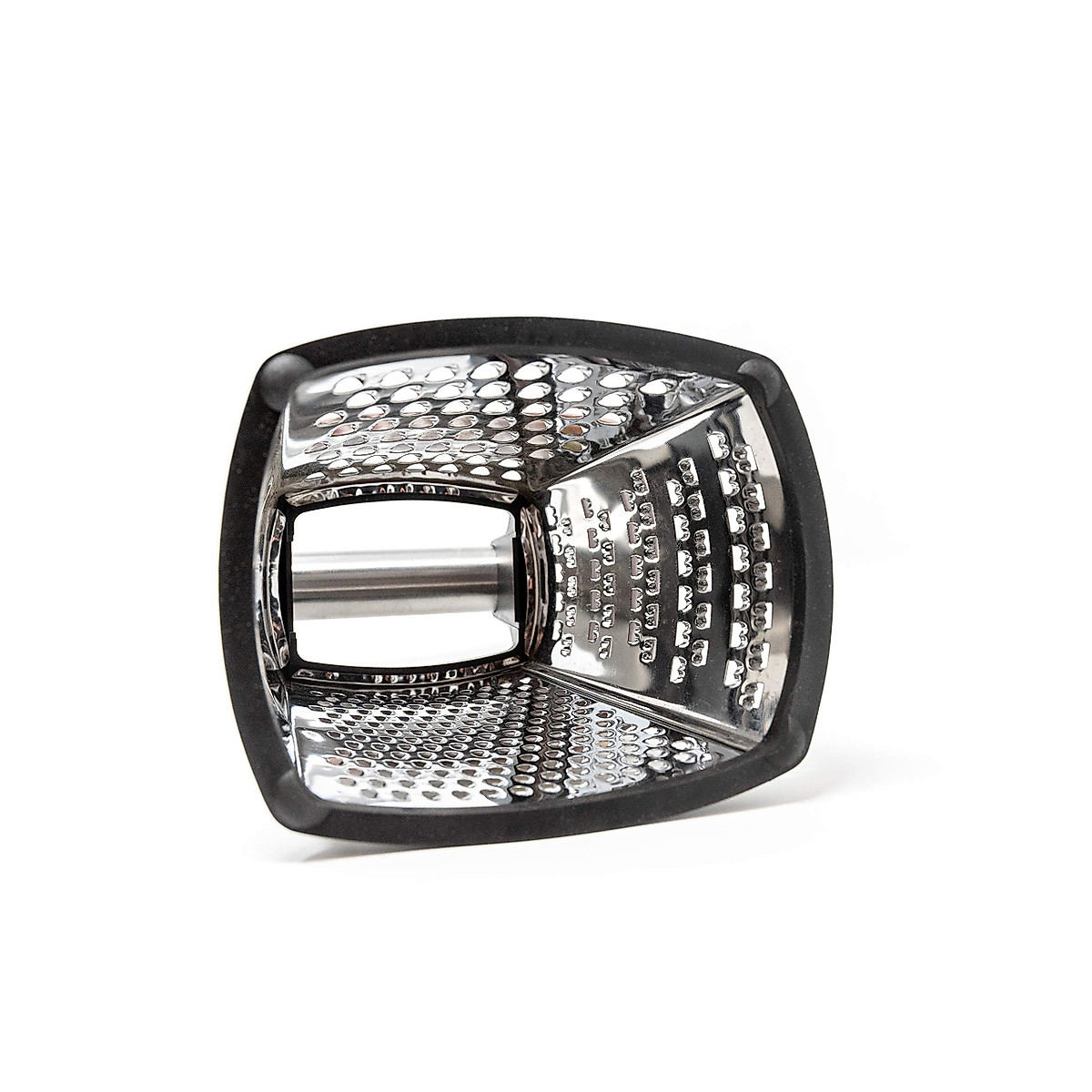 4-Sided Cheese Grater Stainless Steel with Strong Grip and Sharp Blades Professional Box Design with Perfect Slicer, Shredder & Zester For Fruits, Vegetables, Cheeses, Carrot Etc.