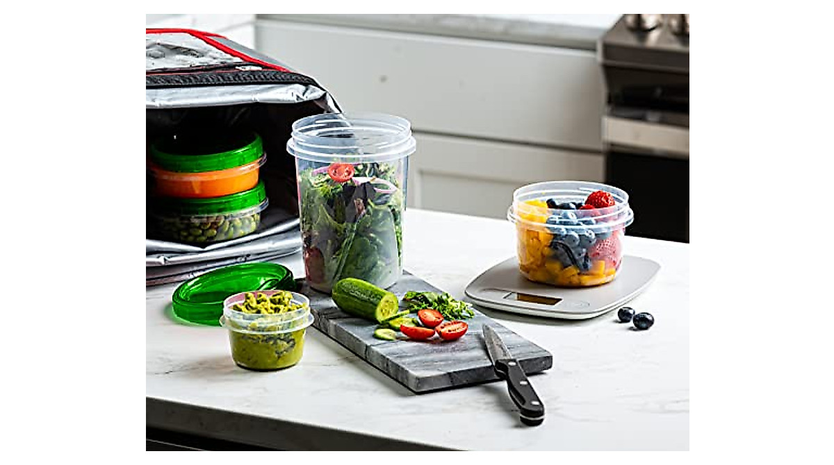 Elegant Disposables 32 oz Reusable Food Storage Containers (10 Pack)