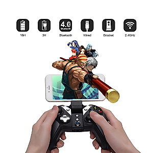 GameSir G4s Wireless Controller for Android/Windows/VR/PS3, Black