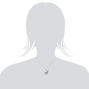 Honolulu Jewelry Company Sterling Silver Turtle Honu Ocean Sea Life Necklace Pendant with 18" Box Chain