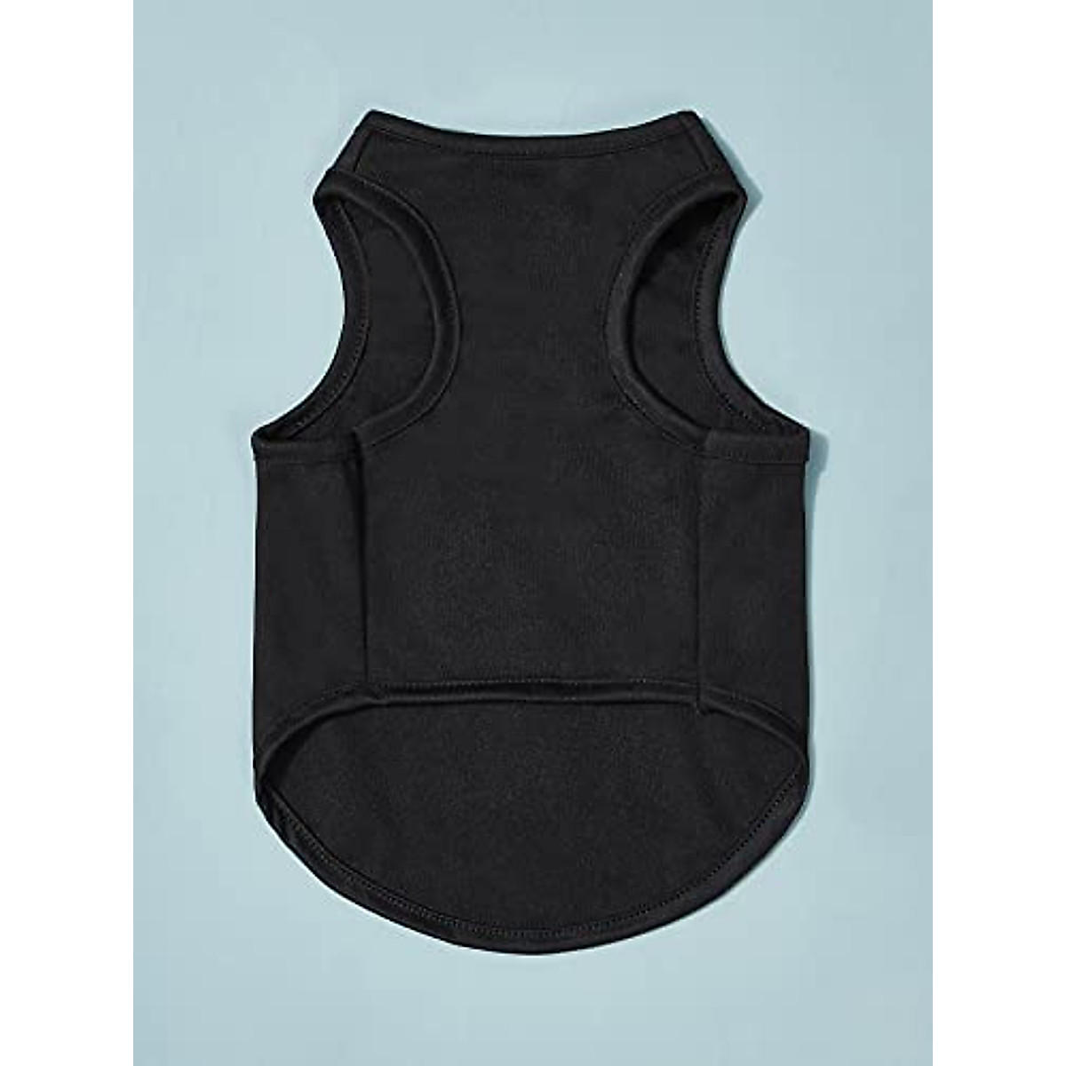 QWINEE Dog Love Mom Dad Letter Print Tank Top Dog Vest Cat Dog Puppy Tee Shirts Clothes for Small Dogs Kitten Kitty Black A XS