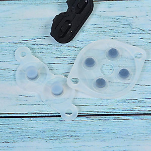 Comimark 2Set Silicon Rubber Button Replacement for NES Conductive Pads Controller Gamepad