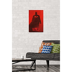 Trends International DC Comics Movie The Batman - Batman Teaser One Sheet Wall Poster, 14.725" x 22.375", Premium Unframed Version