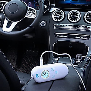 Bellababy Pocket Breast Pump, Closed System Portable and Rechargeable Double Electric Breast Pump, Touch Screen LED Display,Quiet Handheld Pain Free,24mm Detachable Flanges