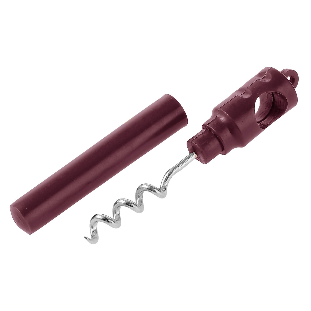 Wine Glass Bottle Corkscrew - Pack of 24 - Basic Wine Opener - Simple Pocket Size Plastic Corkscrew