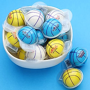 Gummy Candy - Jelly Filled Gummies - Fun Basketball Gummy Candies Filled with Fruit Jam - Assorted Flavors - 10 pcs Individually Wrapped Chewy Candy