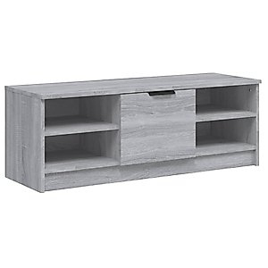 GaRcan TV Cabinet Living Room Sideboard Entertainment Centre TV Console Media Unit HiFi Cabinet with Shelf Grey Sonoma Engineered Wood (Grey Sonoma)