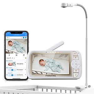 Motorola Connectview 65 Plus, 5" Wi-Fi Video Baby Monitor with Over-The-Crib Mount (Single Camera)