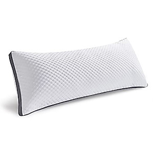 Oubonun 20x54 Full White Body Pillow for Adults, Big Long Bed Pillow for Sleeping, Premium Firm Body Support Pillows for Side Sleepers