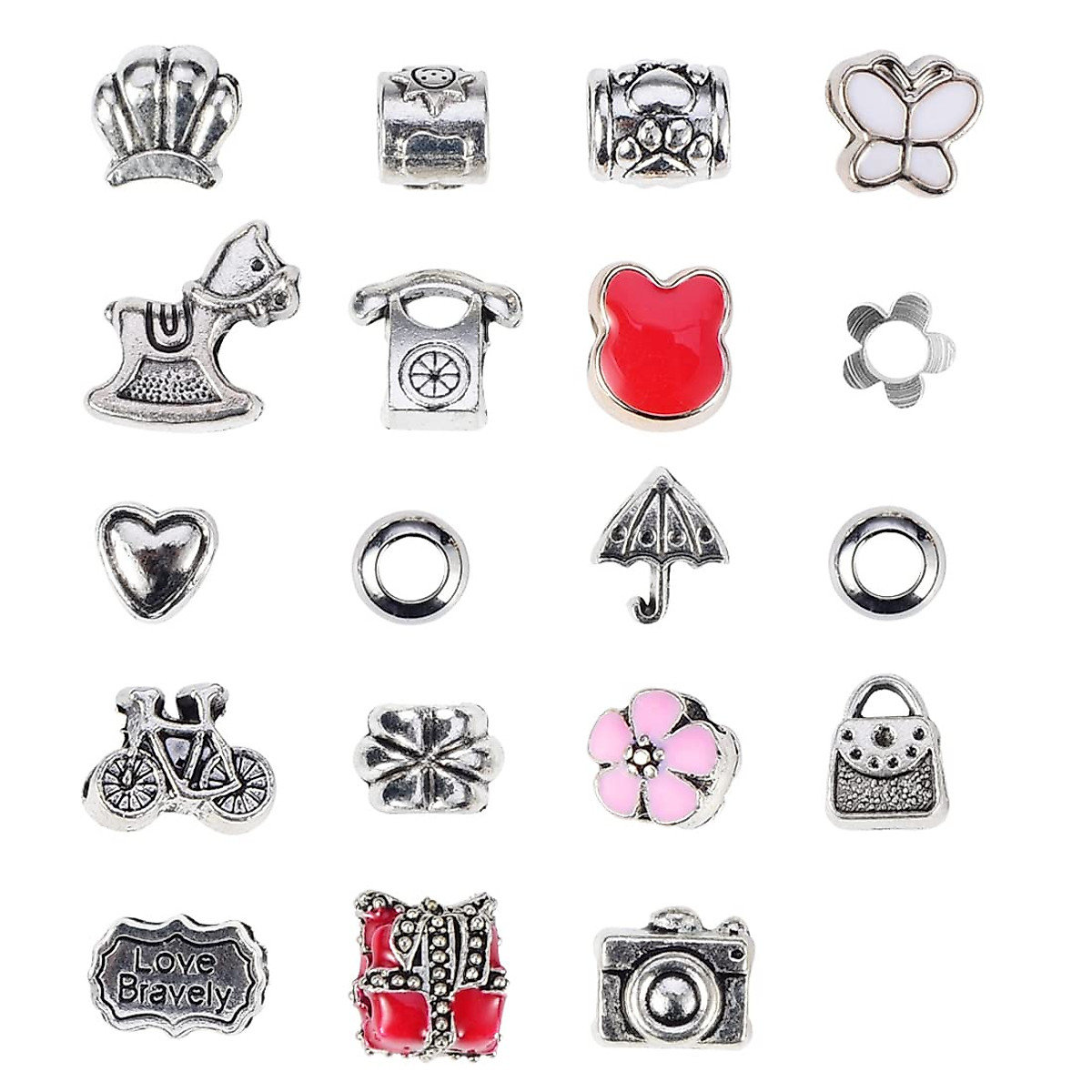 COO&KOO Charm Bracelet Making Kit, Jewelry Making Supplies Mermaid Unicorn Gifts for Teen Girls Crafts for Girls Ages 8-12