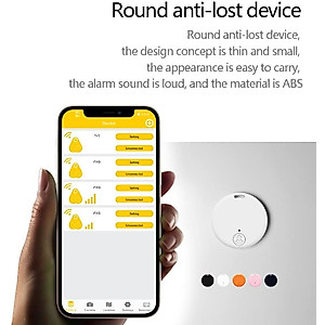 Mini Item Finder, Dog GPS Tracking Device, No Monthly Fee App Locator, 2023 Upgraded Portable Bluetooth Intelligent Anti-Lost Device for Luggages/Kid/Pet Bluetooth Alarms (1Pack, Black)