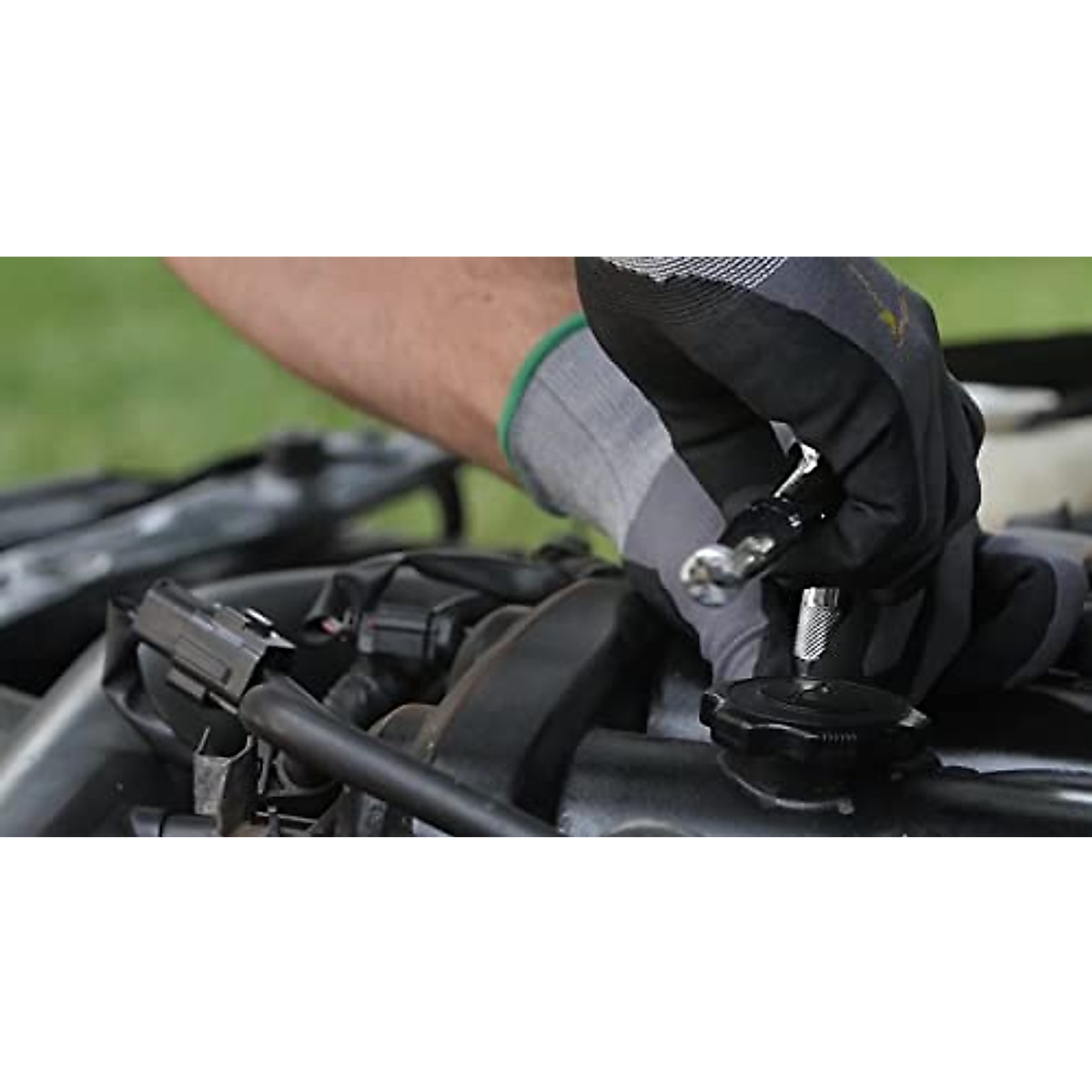 G & F Products 1529XL-DZ Knit Work Gloves, Textured Rubber Latex Coated For Construction, Black, XLarge,Gray