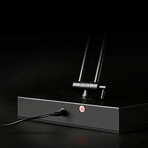 WYH Exquisite LED Lamp LED Desk Lamp 10W Eye-Care Dimmable Light 3000mA Architect Table Lamp Touch Control Study Reading Office Black Durable Table Lamp (Color : Black)