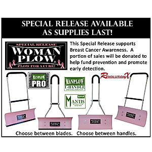 MANPLOW Breast Cancer Awareness RevX32 with MANPLOW U Handle with Grab Bar