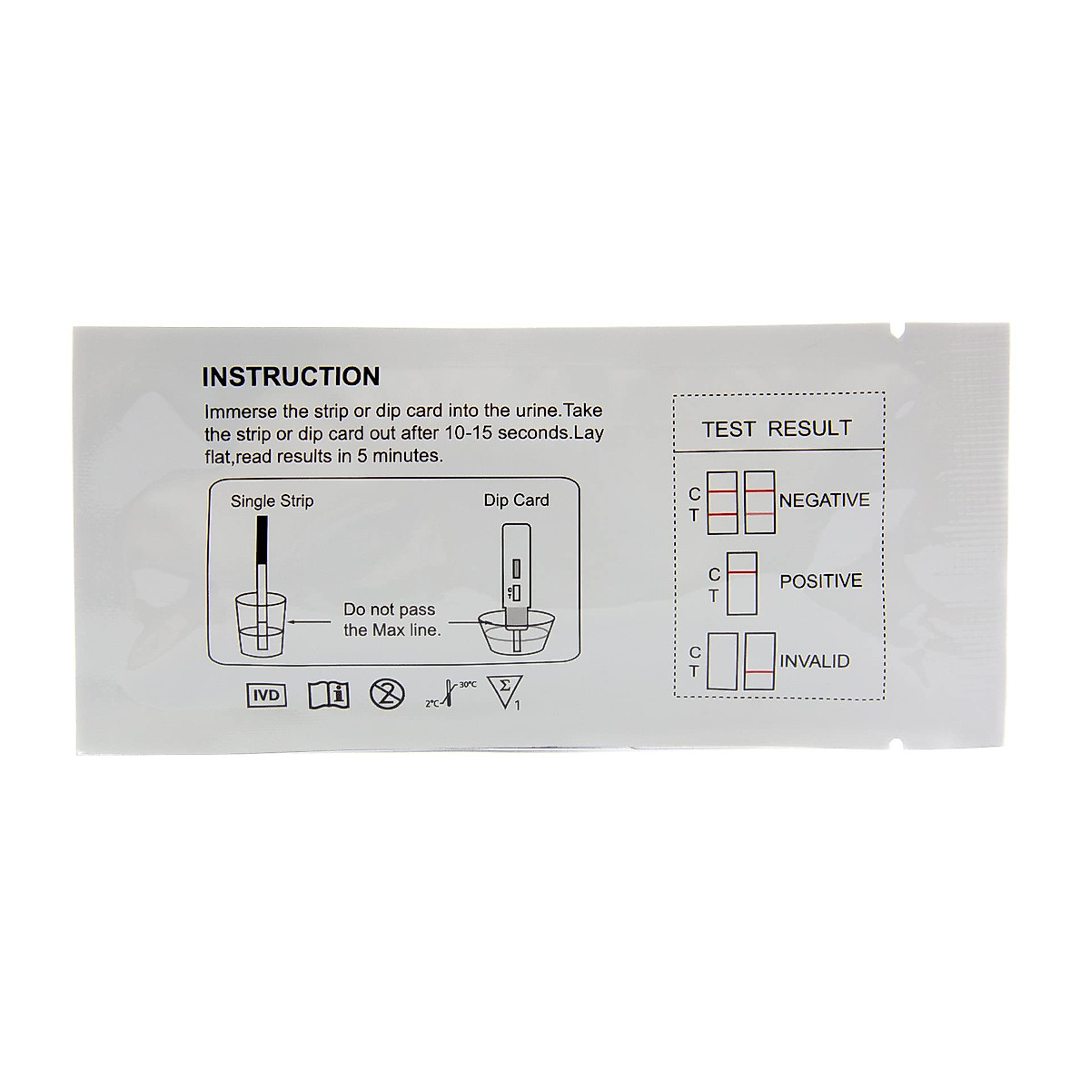 Single Panel Urine Dip Drug Test for Fen/Fentanyl - 10 Unit Listing