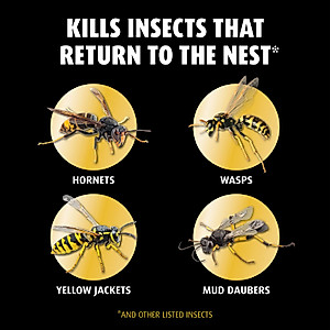 Ortho VB00028 Home Defense Killer7 16 oz, 3-Pack Hornet & Wasp Killer, 3 Pack,