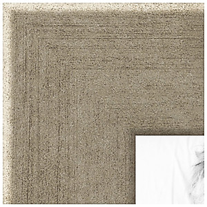 ArtToFrames 7x9 Inch Gold Picture Frame, This 2.00 Inch Custom MDF Poster Frame is Muted Prosecco Gold - Comes with Foam Backing 3/16 inch and Regular Glass (FBPLBW74-1622-7x9)