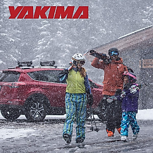 YAKIMA - HitchSki Ski & Board Conversion Mount For Bike Hitch Rack, Fits Up To 6 Pairs of Skis or 4 Snowboards
