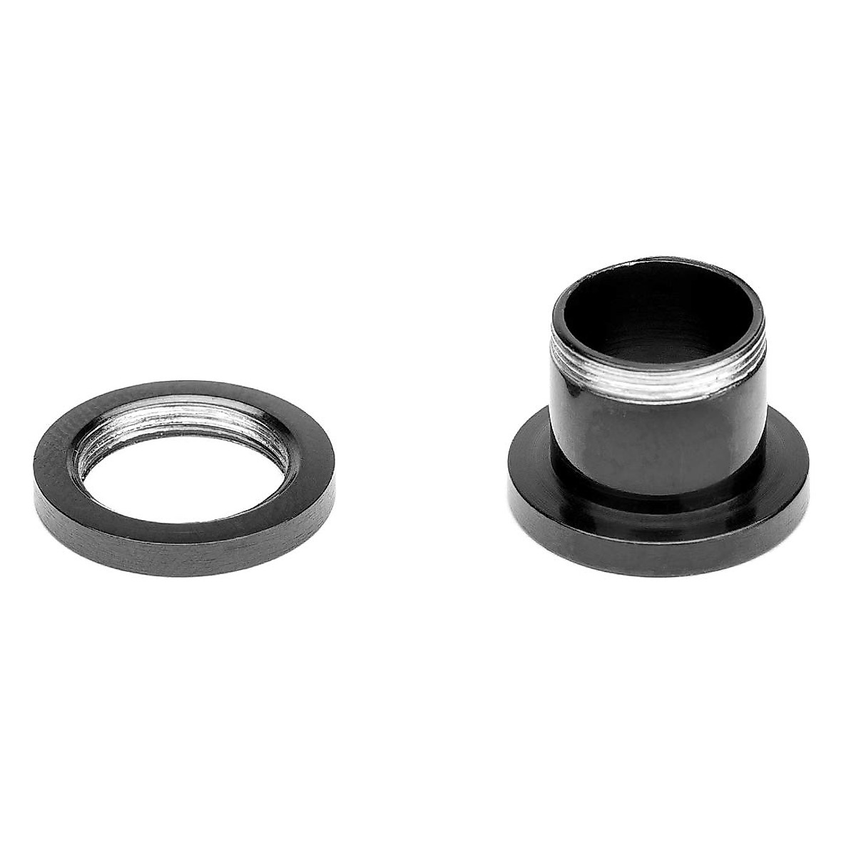 CABBE 18 pcs Ear Tunnels Kit 14G-00G Stainless Steel Screw Fit 9 Sizes Gauges Plugs Set Stretcher Expander Body Piercing Jewelry, Black