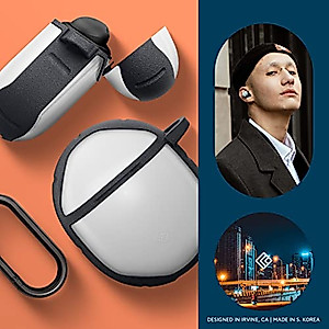 Caseology Bumpy Compatible with Google Pixel Buds Pro Case (2022) - Deep Charcoal