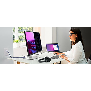 Dell P2723QE USB-C Hub Monitor - 26.96-inch 4K (3840 x 2160) 60Hz Display, 5ms Response Time (Fast Mode), USB-C/DisplayPort/HDMI/USB 3.2 Gen1 Connectivity, Color Depth: 1.07 Billion Colors – Black