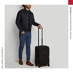 TUMI Alpha 3 International Office 4 Wheeled Carry-On Black One Size