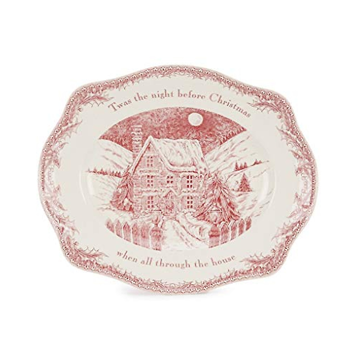 Johnson Brothers Twas The Night Oval Platter