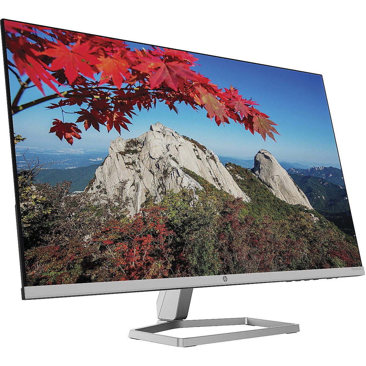 HP M27fd FHD 65w USB-C Monitor - Works With Chromebook - Computer Monitor with 27-inch IPS Display(1080p)- Eyesafe & 99% sRGB - AMD Freesync- HDMI, VGA & USB-C (Renewed), Silver