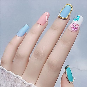 EDFBUYKRS 10PCS Nail Set,Glow in The Dark Glitter Luminous Nail Glitter Chunky Glitter Craft 10 Colors Fluorescent Nail…