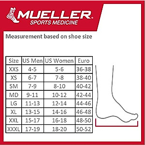 Mueller Sports Medicine AFT3 Ankle Brace for Men and Women-Perfect for Running, Basketball, and Volleyball, Black, Medium