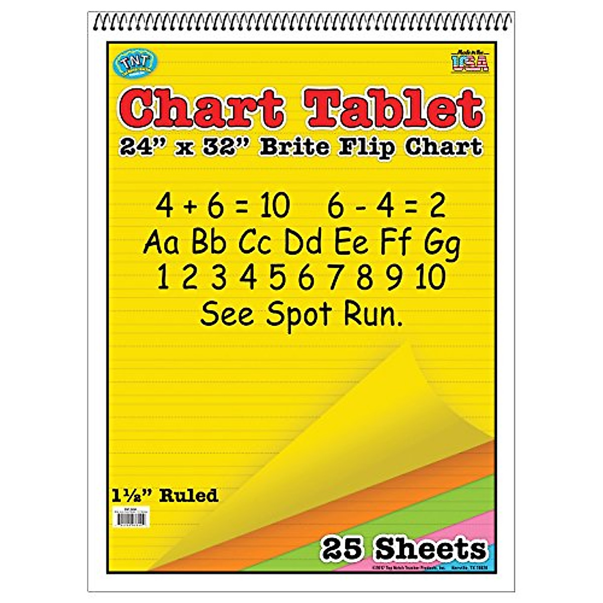 Chart Tablets 24 X 32 Assorted 1/2