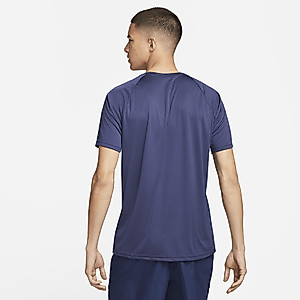 Nike Men's Standard Short Sleeve Hydrogu, Midnight Navy, Medium