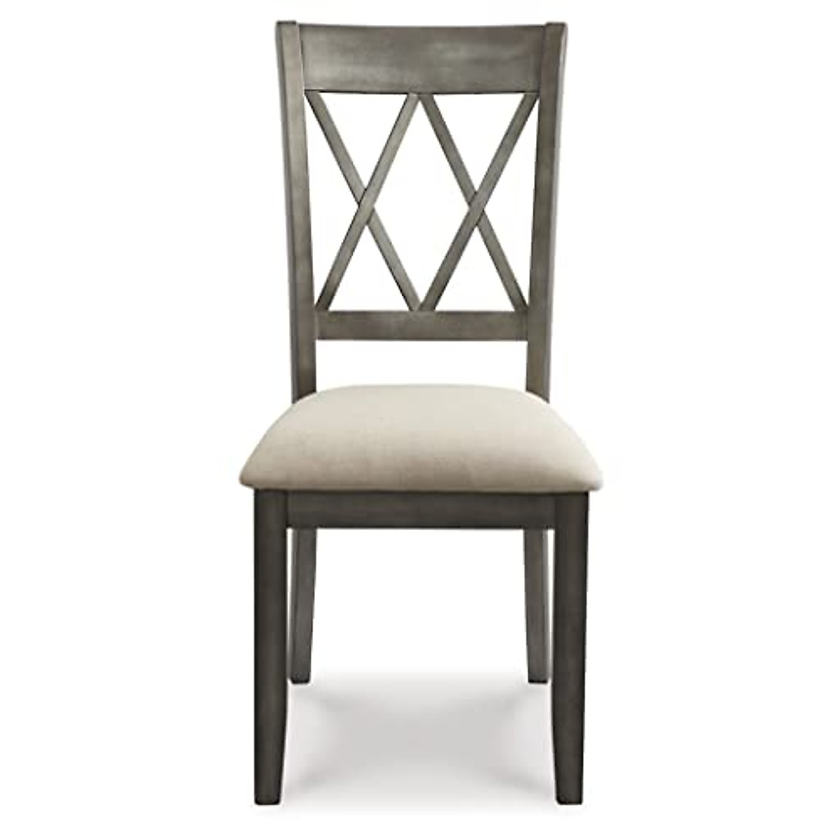 Signature Design by Ashley Curranberry Casual Upholstered Dining Chair, 2 Count, Gray